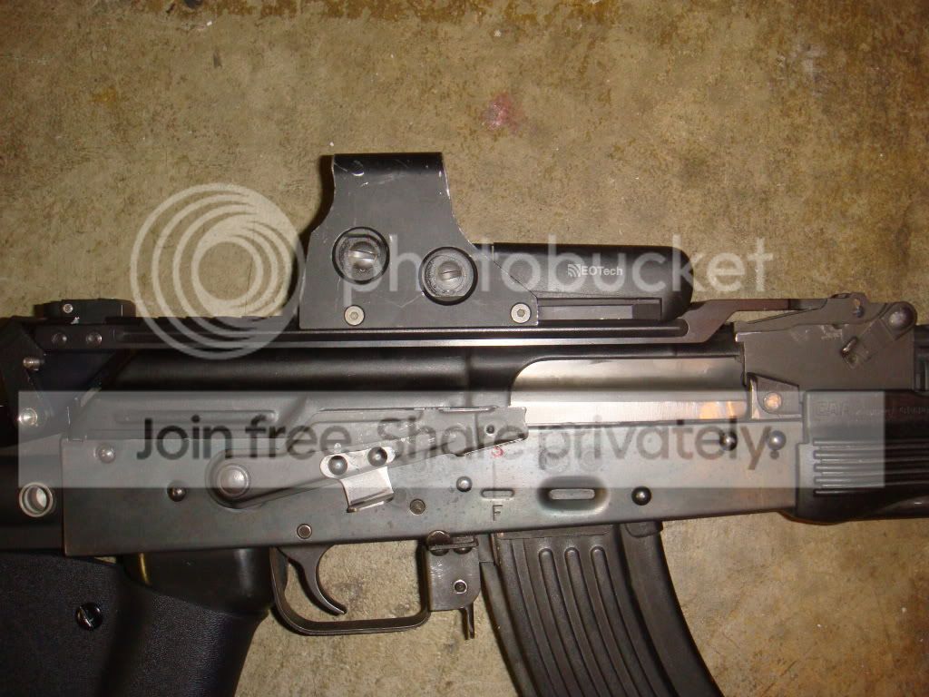 TWS AK series beryl rail with backup peep sight review. | AK Rifles